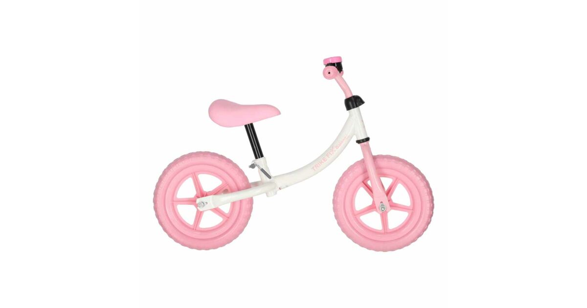 Odrážadlo Trike Fix Balance so zvončekom, ružové | Pepita.com