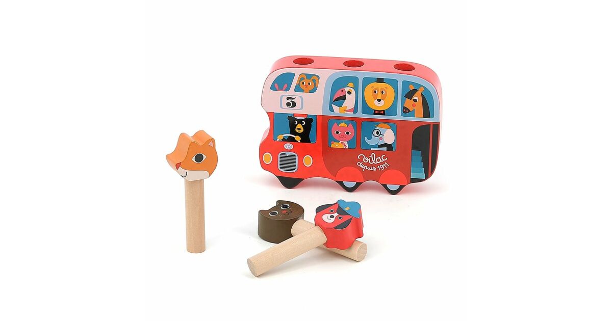 Holzspielzeug POP-UP Bus - Design von Ingela P. Arrhenius - Vilac ...