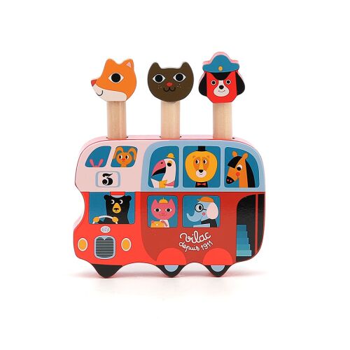 Holzspielzeug POP-UP Bus - Design von Ingela P. Arrhenius - Vilac ...