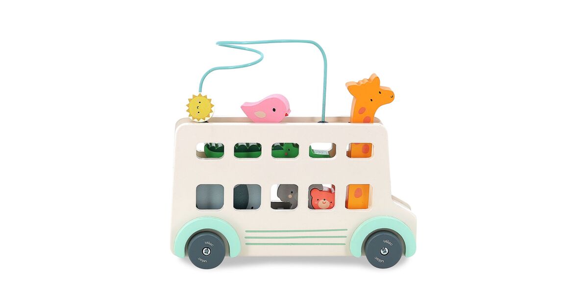 Geschicklichkeits- und Feinmotorikspiel – Bus mit Tieren, Design Sarah ...