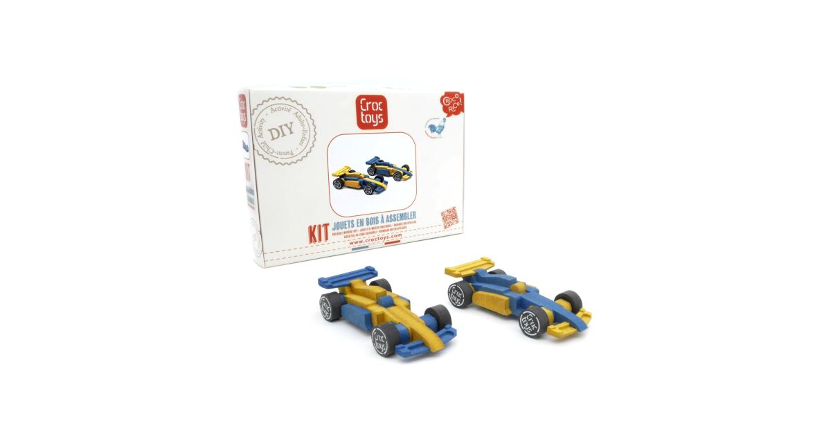 Bausatz 2 Rennautos, Croc Toys | Pepita.com