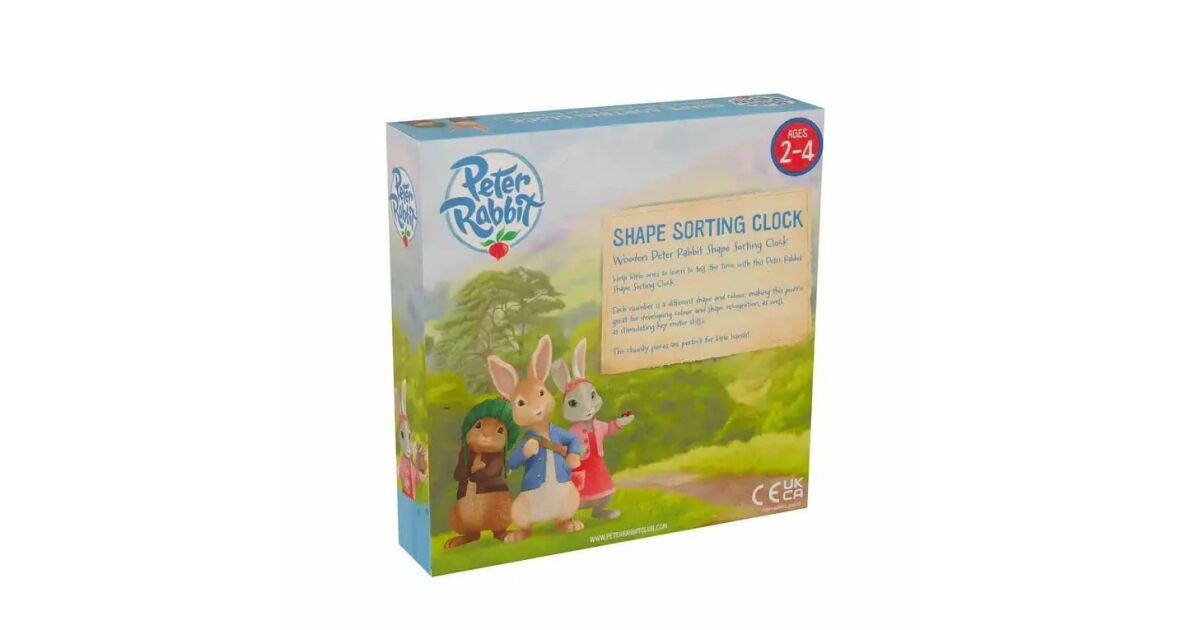 Puzzle zegar Peter Rabbit™, Orange Tree Toys | Pepita.com