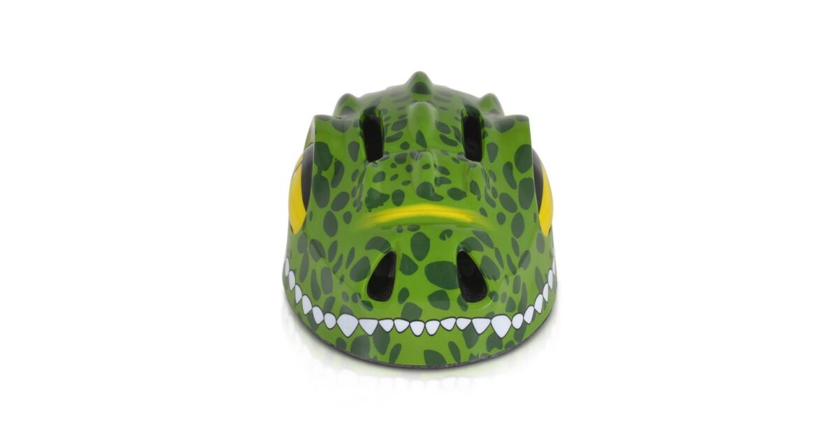 CASCĂ DE BICICLETĂ DINO KIDS CU CRUCE VERDE | Pepita.com