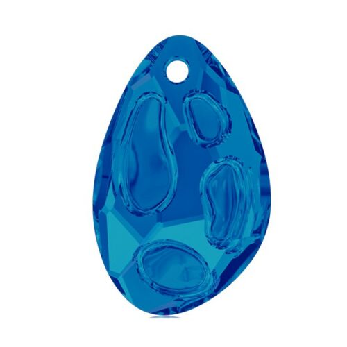 Radiolarian Pendant - Swarovski medál - Bermuda Blue | Pepita.hu