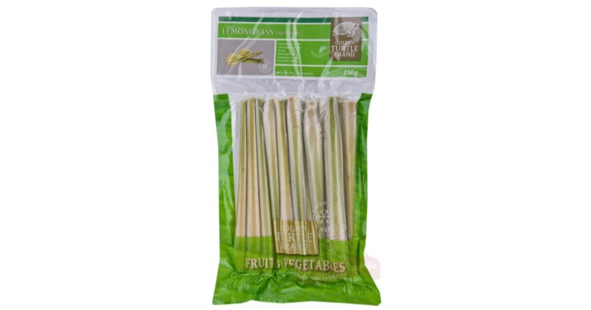 Zitronengras ganz gefroren Golden Turtle 250g ganze Stängel tiefgekühlt ...