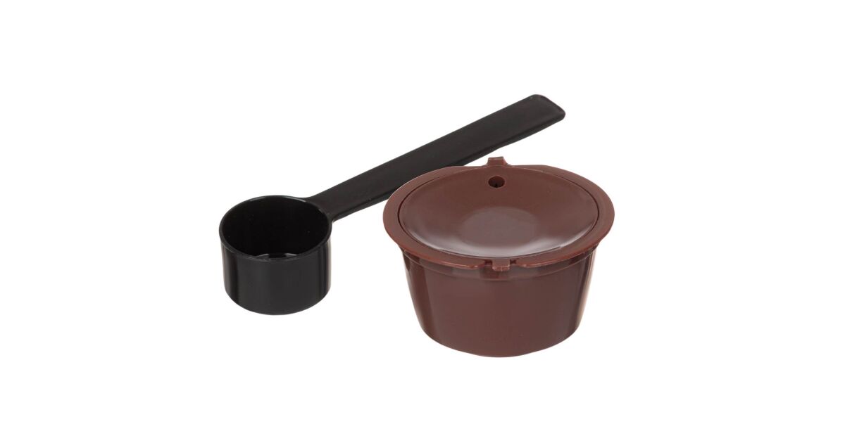 Capsula Cafea Reutilzabila de Tip Dolce Gusto & Lingura Metalica ...