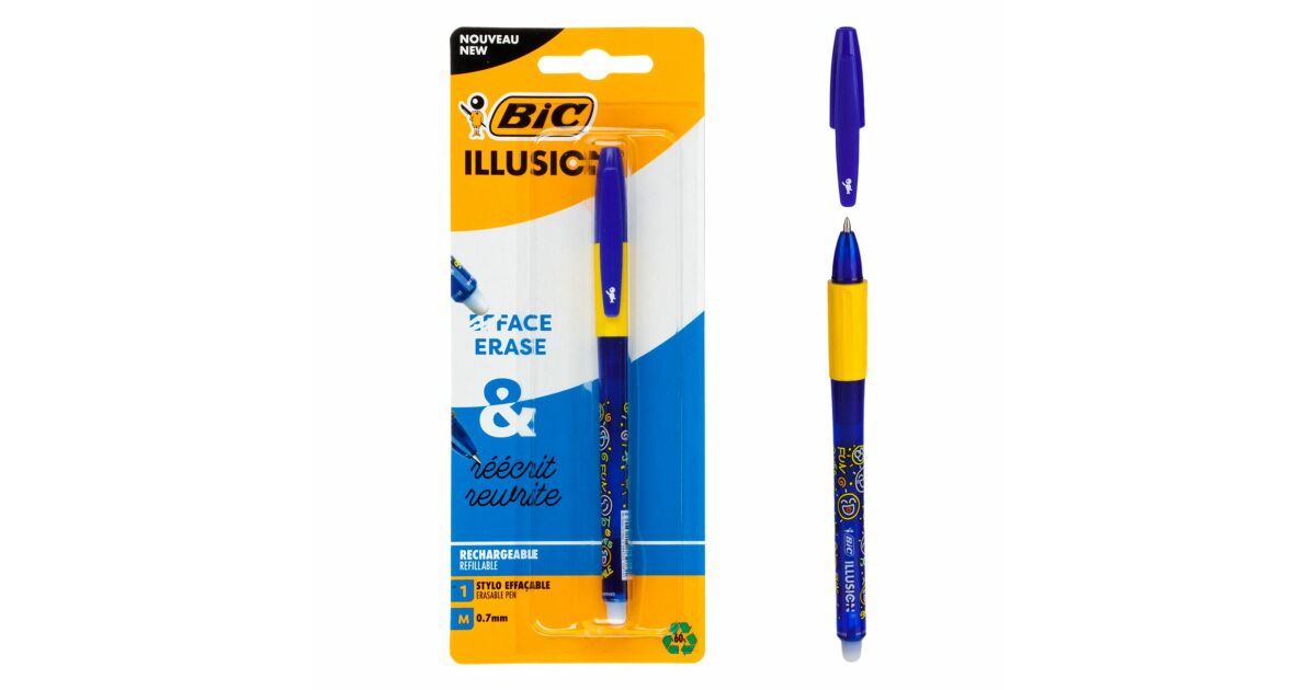 BIC Illusion Termoszenzitív Kék Tinta és Radír 0.7mm | Pepita.hu