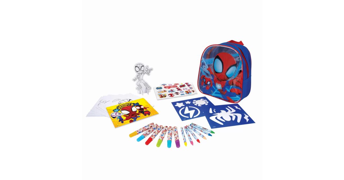 SET DE DESEN IN RUCSAC SPIDEY AND HIS AMAZING FRIENDS | Pepita.com