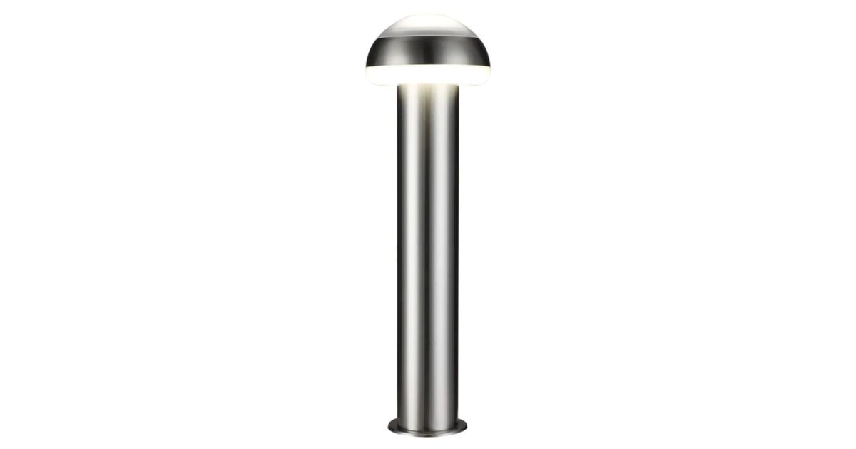 Außenbeleuchtungspfeiler Otawa 4 LED KL6262, 11W, 4000K, silber, IP44 ...