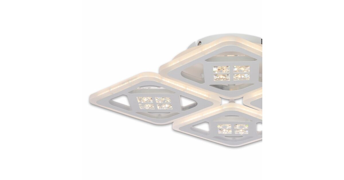 Plafoniera LED Smart Maros KL151043, dimabila, cu telecomanda, 92W ...