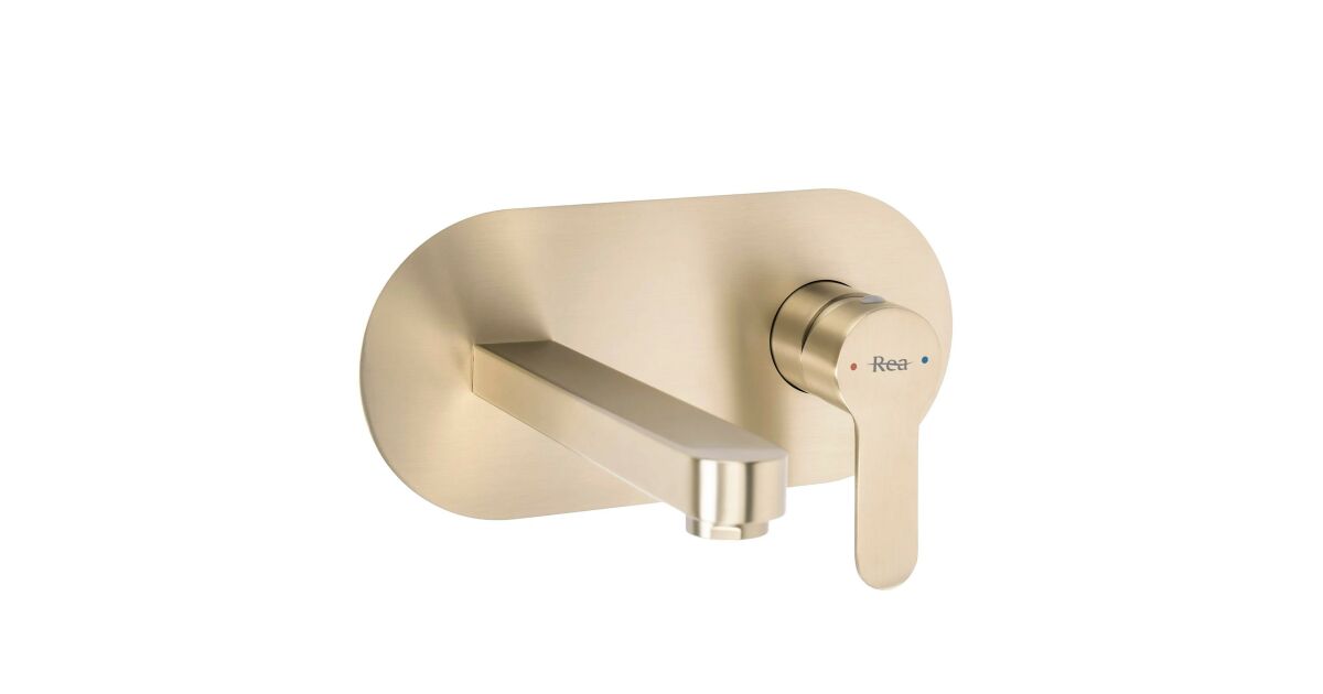 Podomietková vaňová batéria REA Arcos Brush Gold | Pepita.com