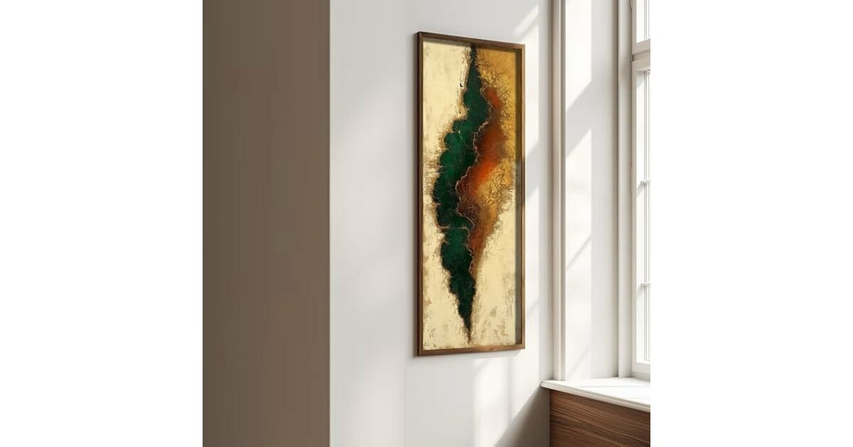 Dekoratives Bild Re-Bloom, Massivholz/MDF, mehrfarbig, 40 x 120 x 3,5 ...