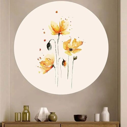 Autocolant autoadeziv Re-Bloom, model floral, din vinil, multicolor, 78 ...