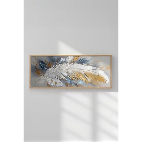 Panel Dekoracyjny Re-Bloom, Model Pióro, MDF/Drewno Lite, Wielokolorowy ...