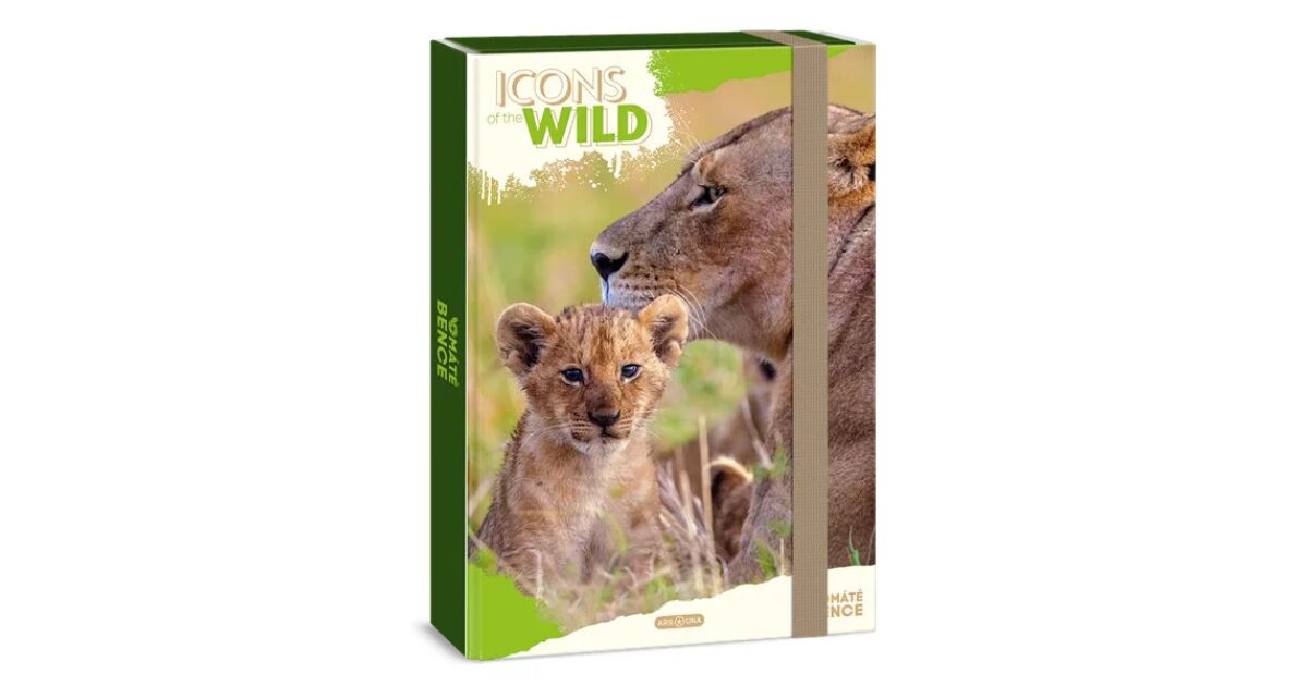 Ars Una Icons of the Wild-Lei 25 Booklet-Box (5504) A4 | Pepita.com