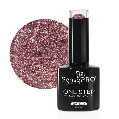 SensoPRO Milano félig tartós lakk, One Step, 10 ml, Confetti Princess ...