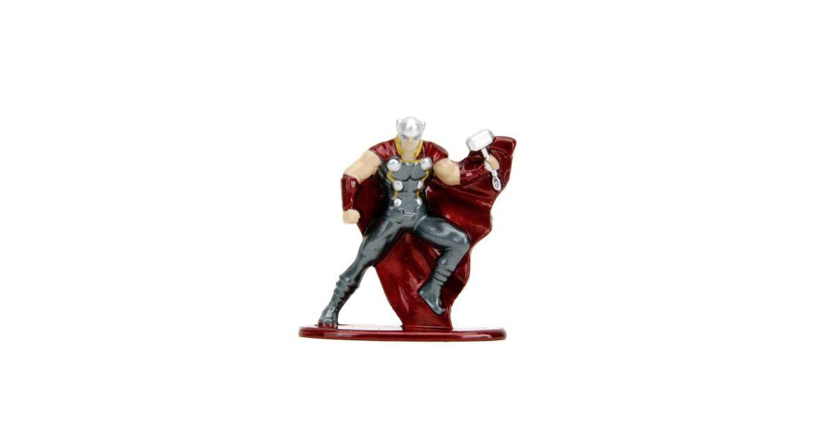 JADA MARVEL SET FIGURINA METALICA THOR SI MASINUTA CHEVY CHEVELLE SS ...