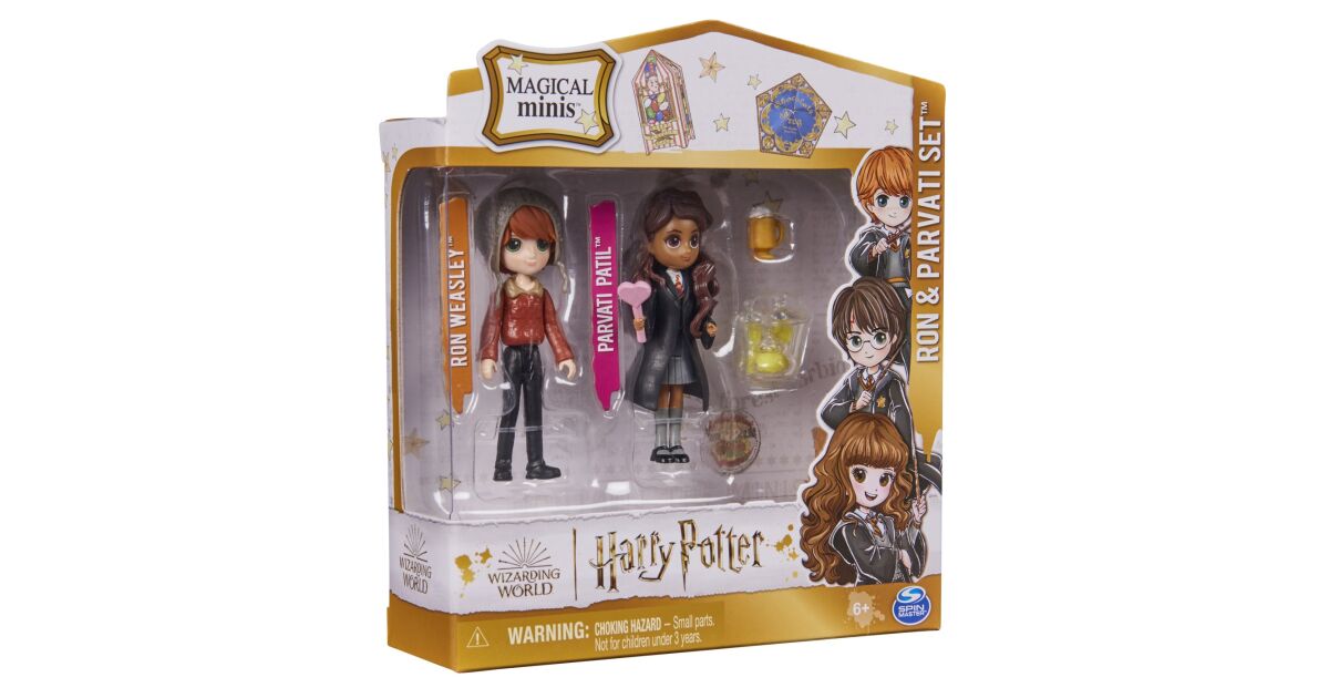 HARRY POTTER MAGICKÝ SVET MAGICKÉ MINIS SADA 2 FIGÚRKY RON A PARVATI ...
