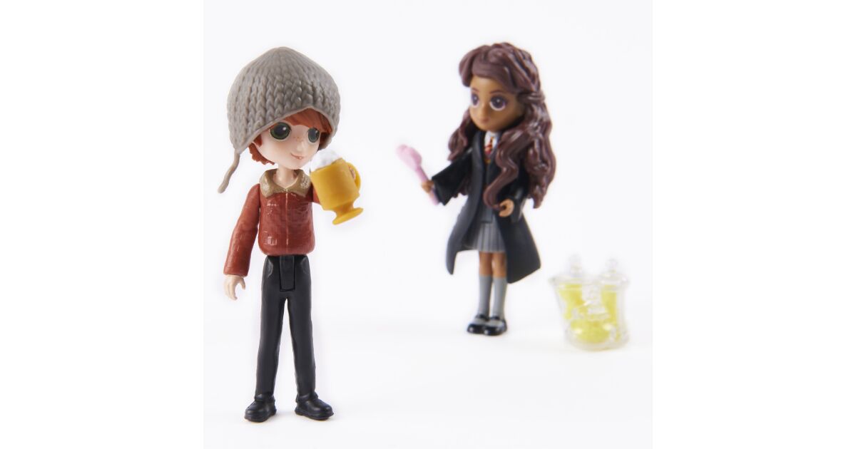 HARRY POTTER MAGICKÝ SVET MAGICKÉ MINIS SADA 2 FIGÚRKY RON A PARVATI ...