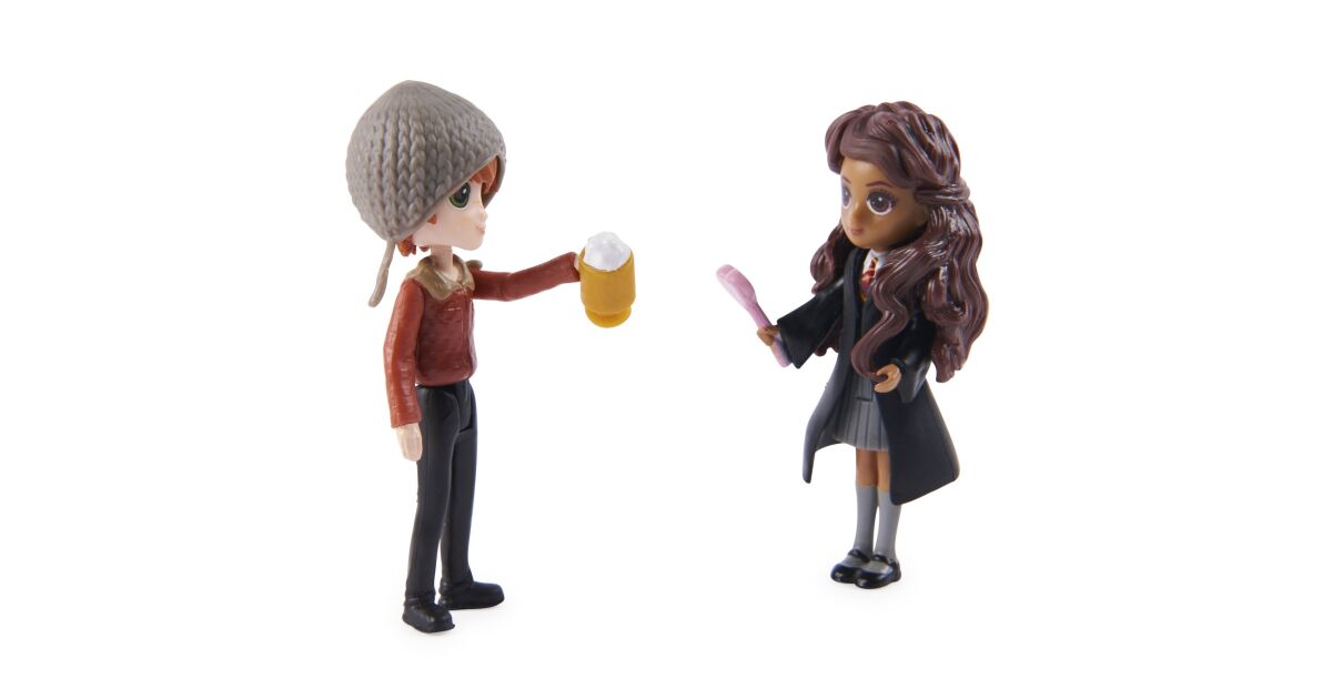 HARRY POTTER MAGICKÝ SVET MAGICKÉ MINIS SADA 2 FIGÚRKY RON A PARVATI ...