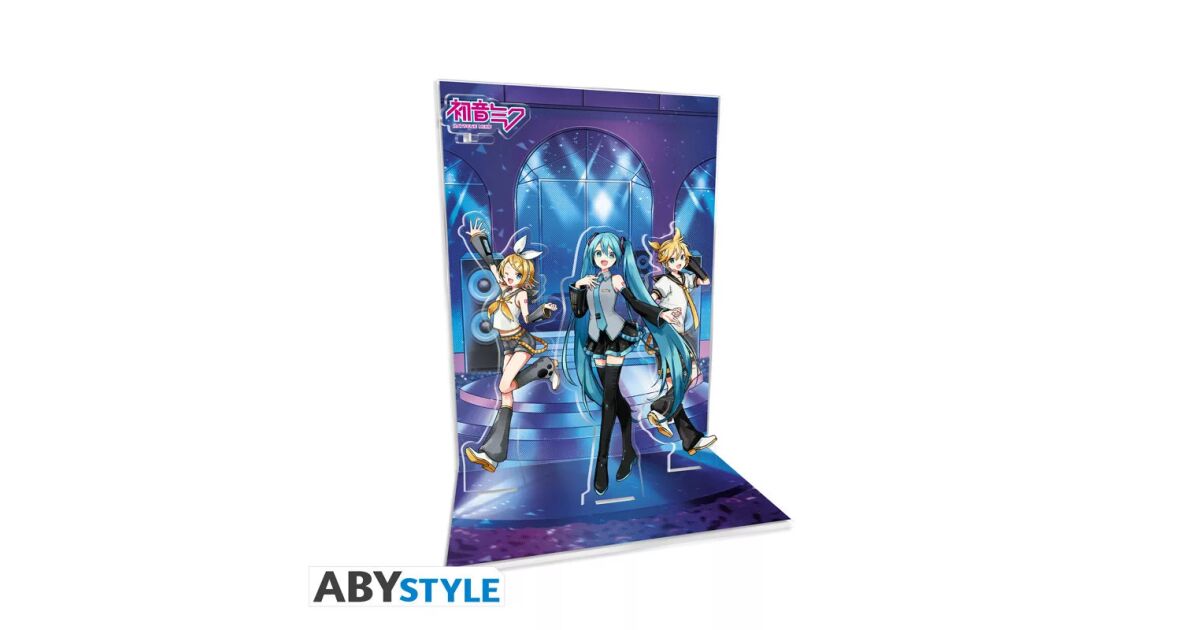 Hatsune Miku akril dioráma figura Miku & friends | Pepita.hu