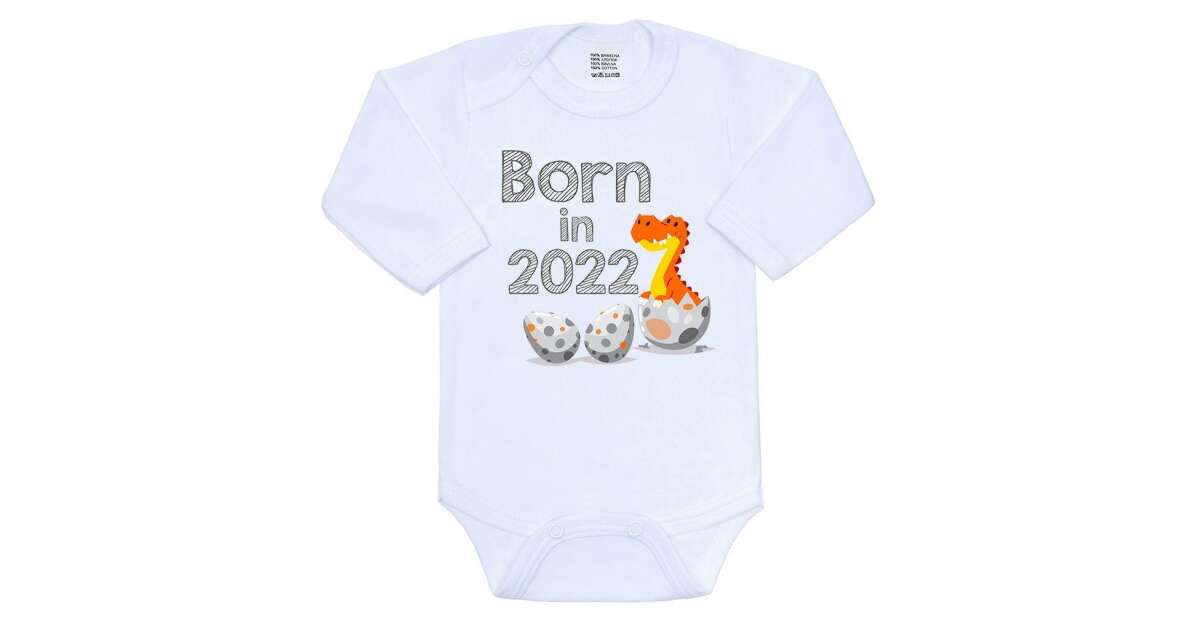 Body nyomtatott mintával New Baby Born in 2022 dinoszaurusz 80 (9-12 h ...