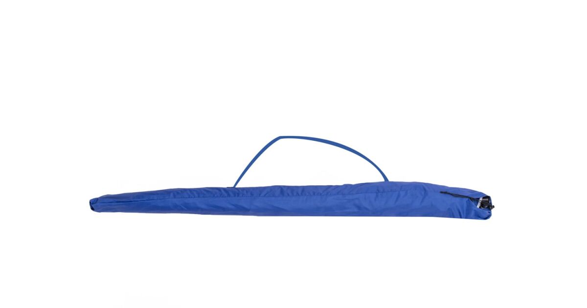 Umbrela de plaja tip cort 2 in 1 cu paravan lateral, ventilatie si ...