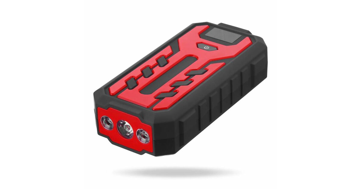 Starter auto multifunctional, Q-D1020, acumulator extern, lanterna, 20 ...
