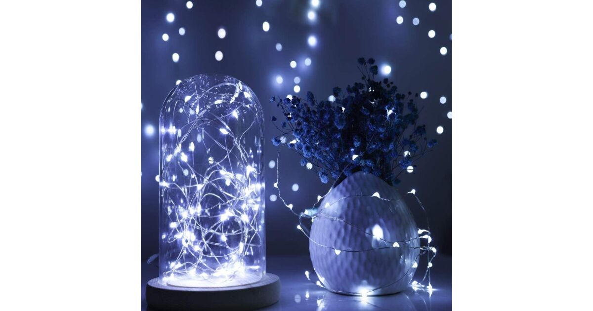Lampki choinkowe sople Alista Home, 5m, 143 LED, IP44, Zimna biel, 8 ...