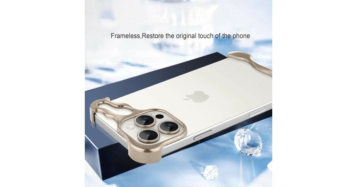 Husa Metalica Compatibila cu iPhone 16 Pro, Alista Home, Protectie ...