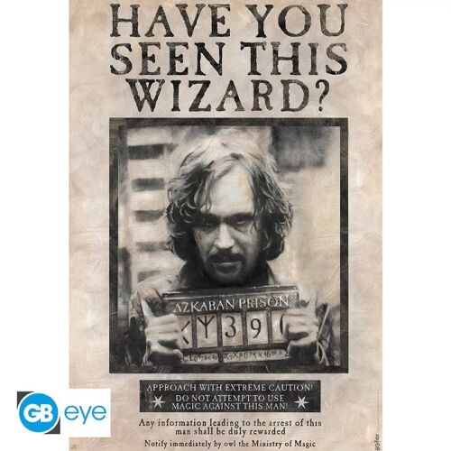Harry Potter Maxi-Poster 91,5x61cm Wanted Sirius Black | Pepita.com