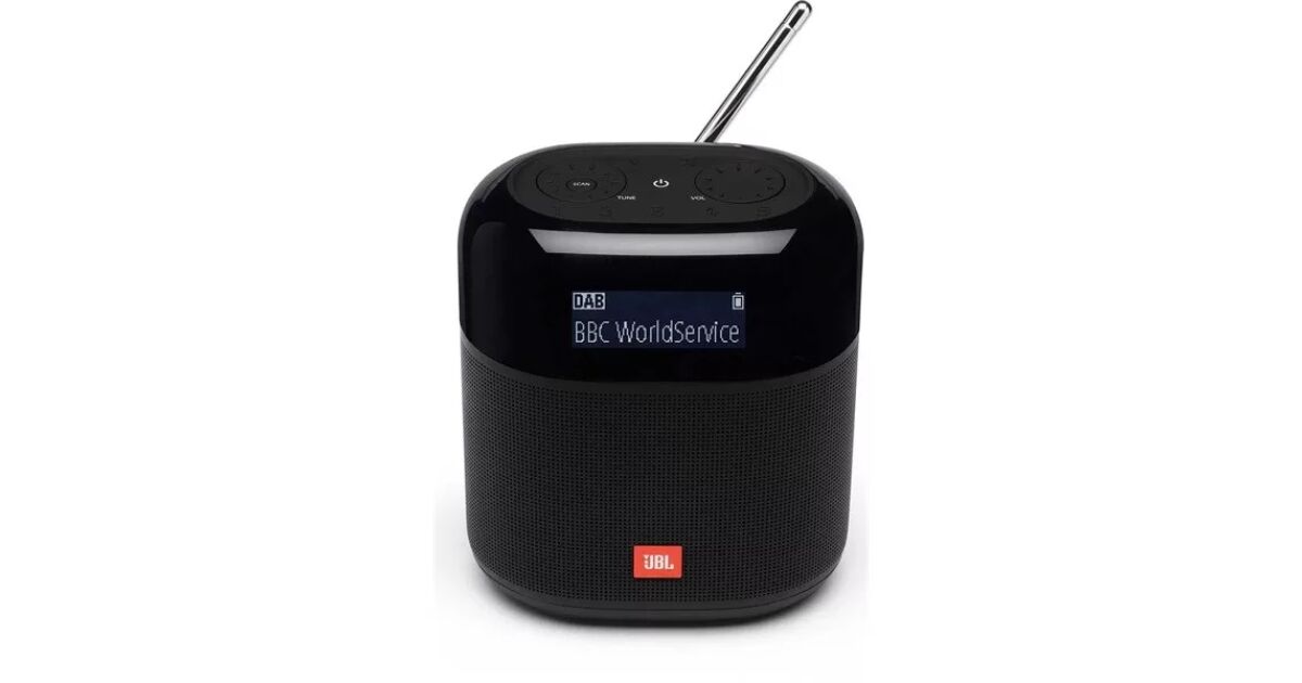 Boxă radio portabilă JBL TunerXL cu Bluetooth FM/DAB, neagră (adaptorul ...
