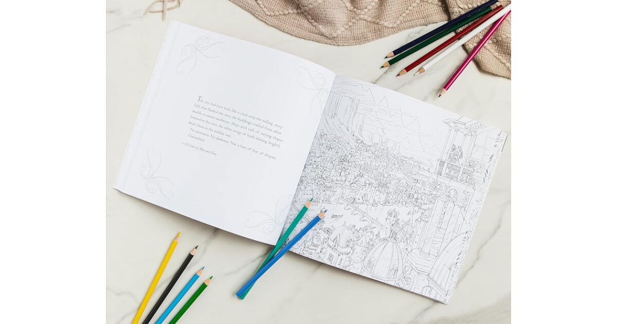 A Court of Thorns and Roses Coloring Book | Pepita.com