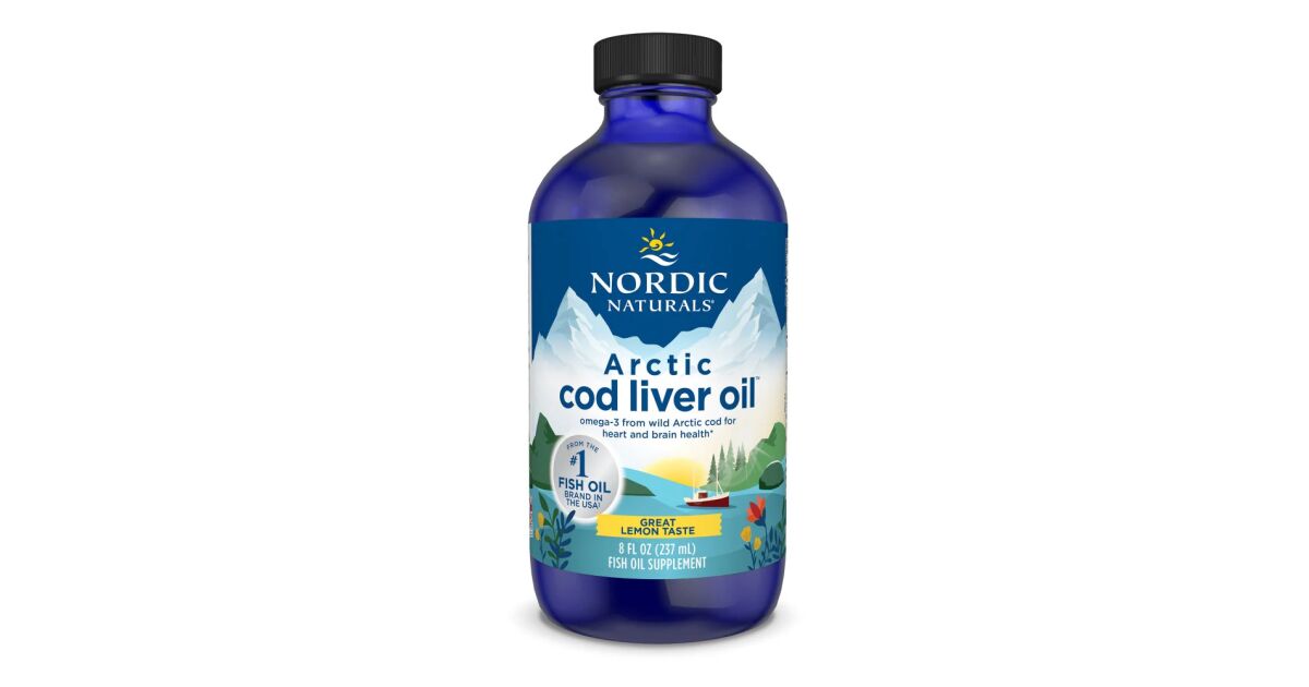 Arktikus tőkehalmájolaj, 1060 mg, Nordic Naturals, citrom, 237 ml ...
