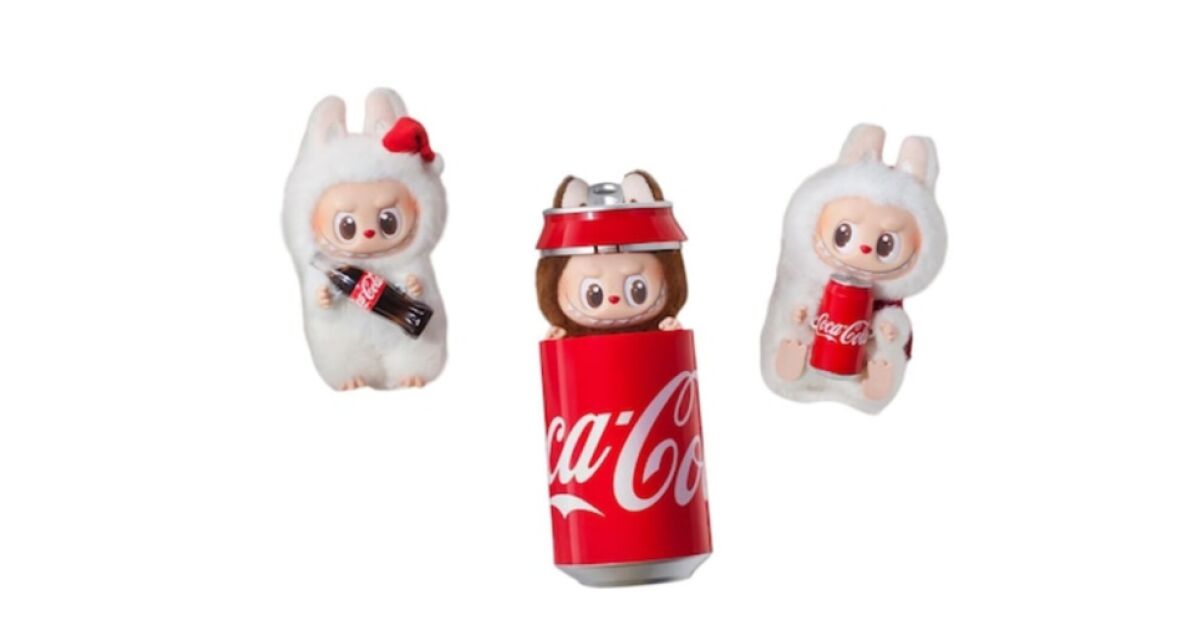 Jucarie de plus Labubu 15 cm Blindbox Coca Cola | Pepita.com