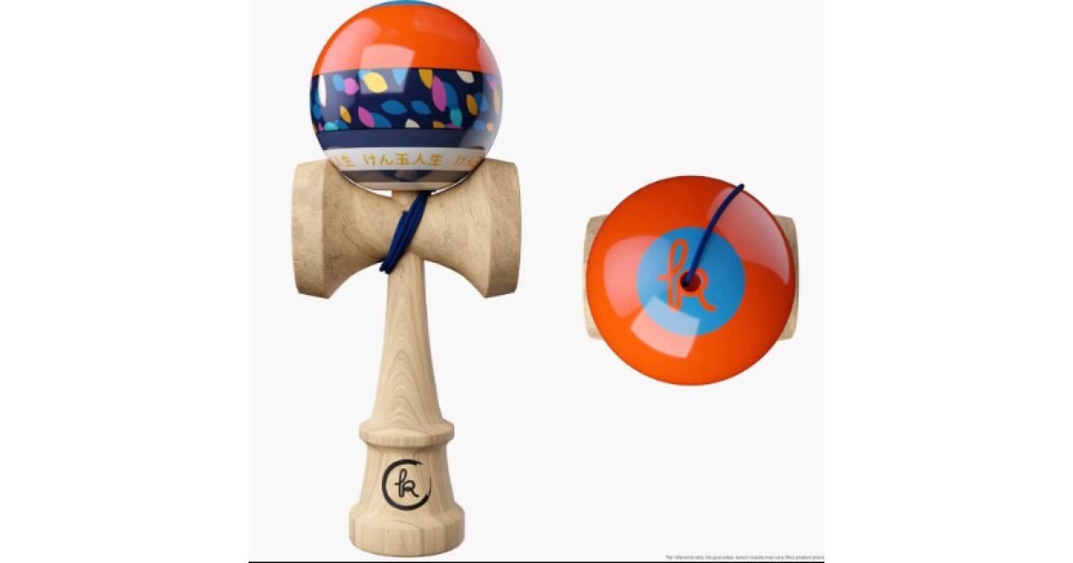 Kendama Europe Tensei Sumaze Twones MC, Portocaliu Lucios, Cupe Mari ...
