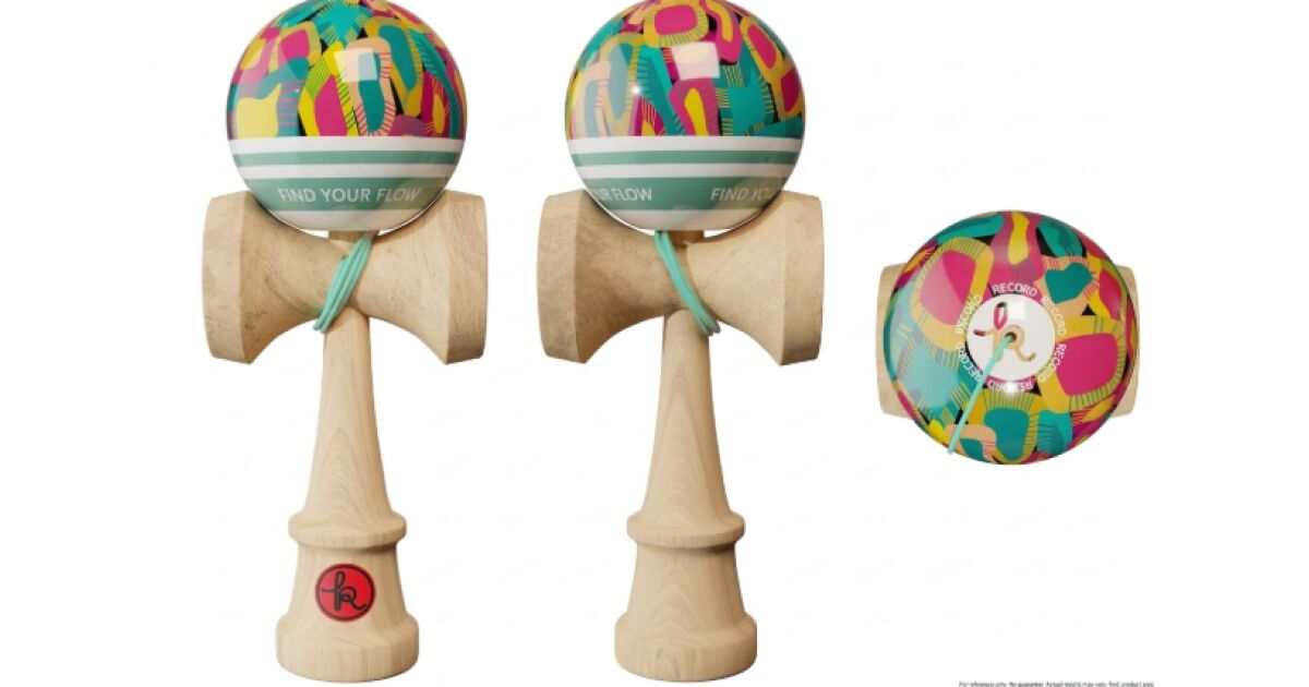 Kendama Europe Record Plus Aqua MC Symbiosis, Large Cups, Base Cup, 18. ...