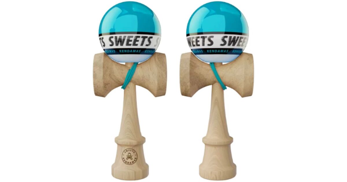 Kendama Sweets Starterset – Türkis, Basisbecher, große Becher (18,5 cm ...