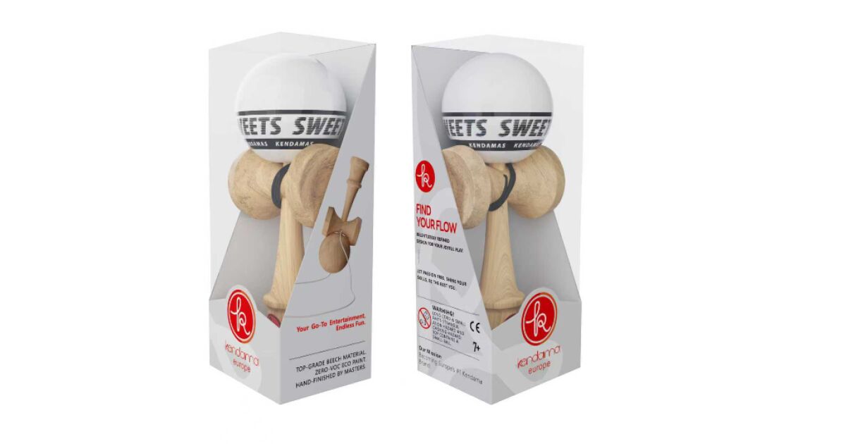 Kendama Sweets Starter – Fehér, Alappohár, Nagy poharak, nagy méret 18 ...