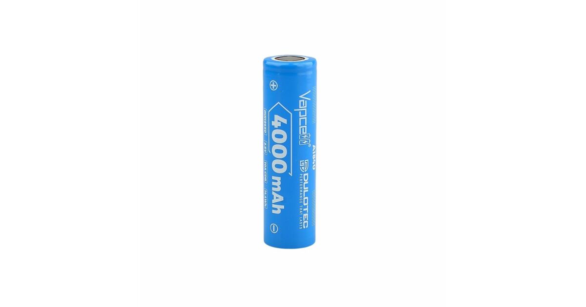 Bateria Vapcell Dulotec 18650 4000mAh 10A - A1840 | Pepita.com