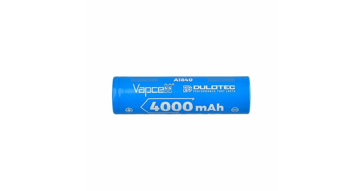 Bateria Vapcell Dulotec 18650 4000mAh 10A - A1840 | Pepita.com
