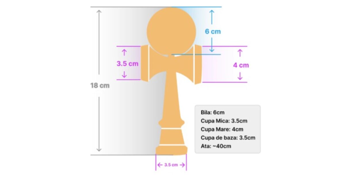 Kendama Krom POP mattrot | Pepita.com