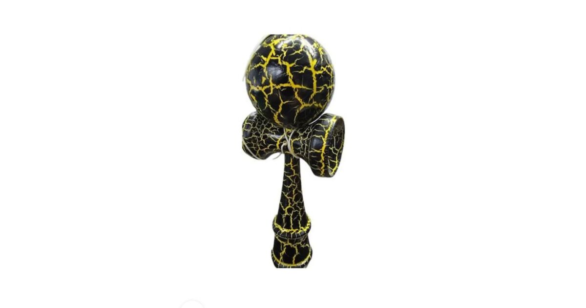 Kendama Profesionala- Culoare Neagra , Model Crapat | Pepita.com