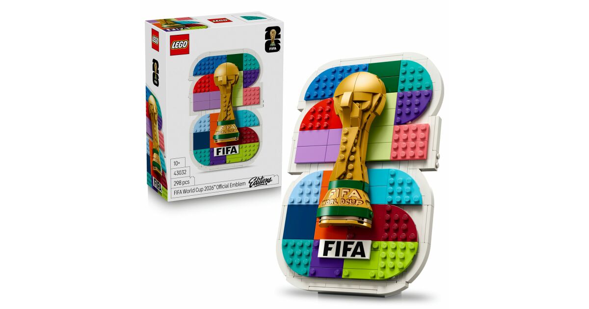 LEGO® Editions Offizielles Emblem der FIFA-Weltmeisterschaft 2026 43032 ...