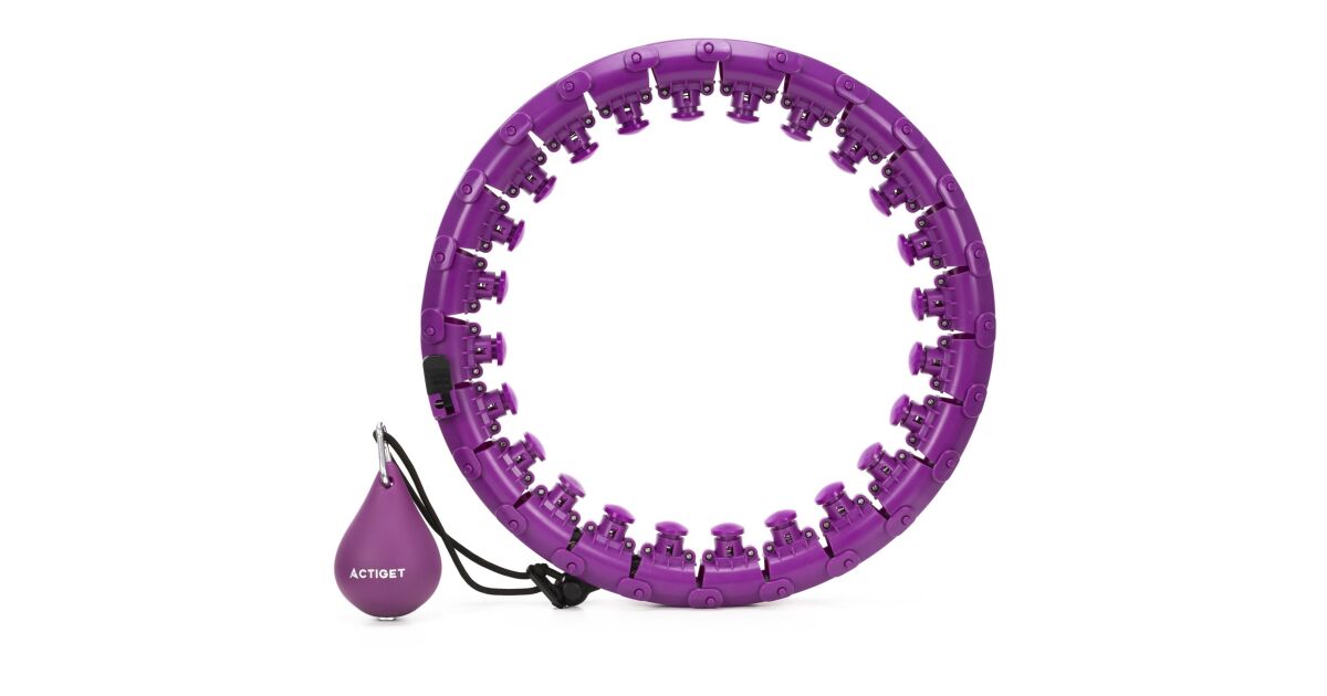 Geöffnete Verpackung - ActiGet verstellbarer, gewichteter Hula-Hoop ...