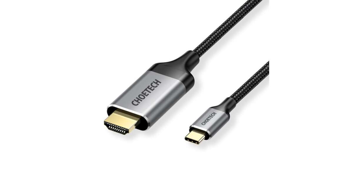CHOETECH egyirányú kábel adapter az USB tok Type-c (bányák) a HDMI ...