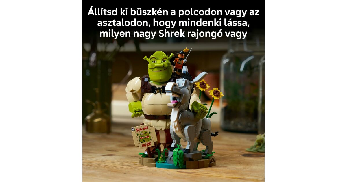 LEGO® Shrek Shrek, Măgărușul și Motanul Încălțat 72423 | Pepita.com