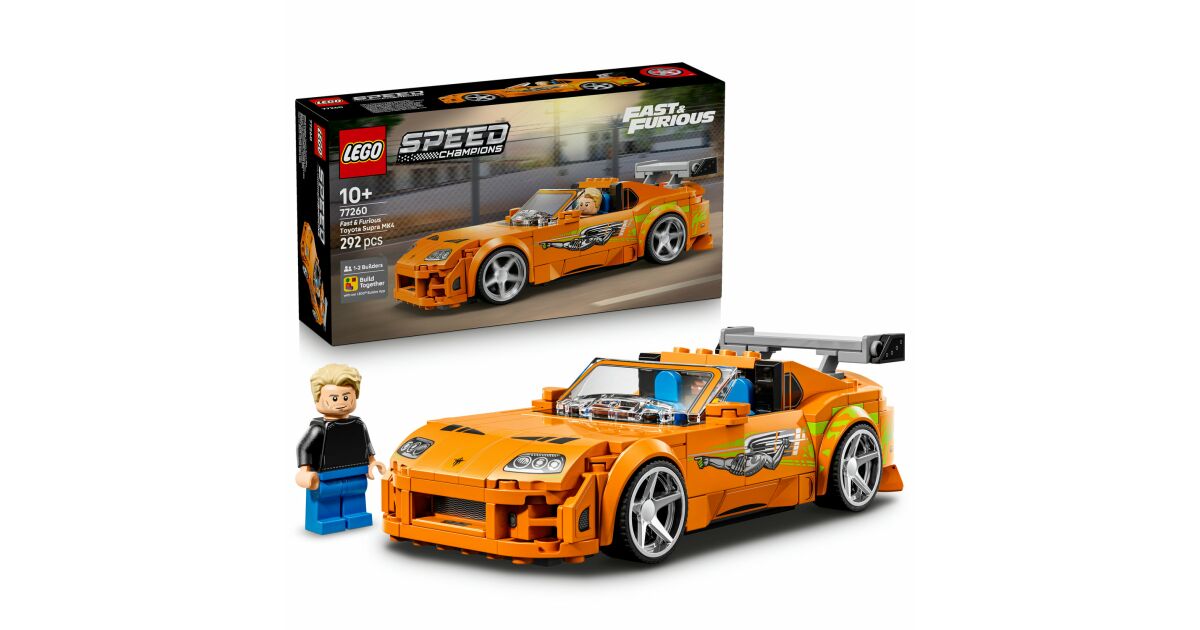 LEGO® Speed Champions Fast & Furious Toyota Supra MK4 77260 | Pepita.com