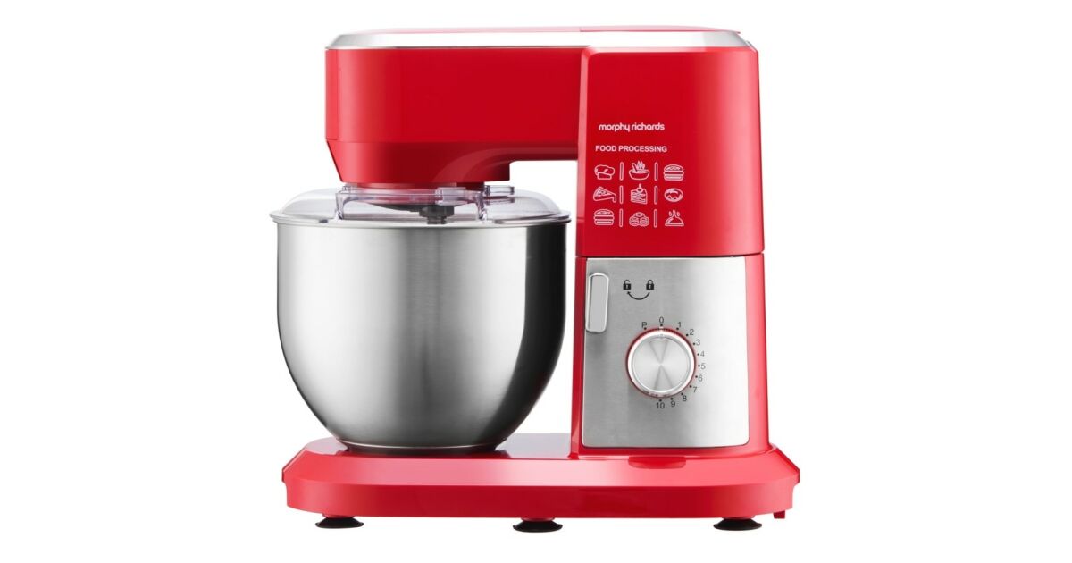 Robot kuchenny Morphy Richards KM6003-GS, czerwony | Pepita.com