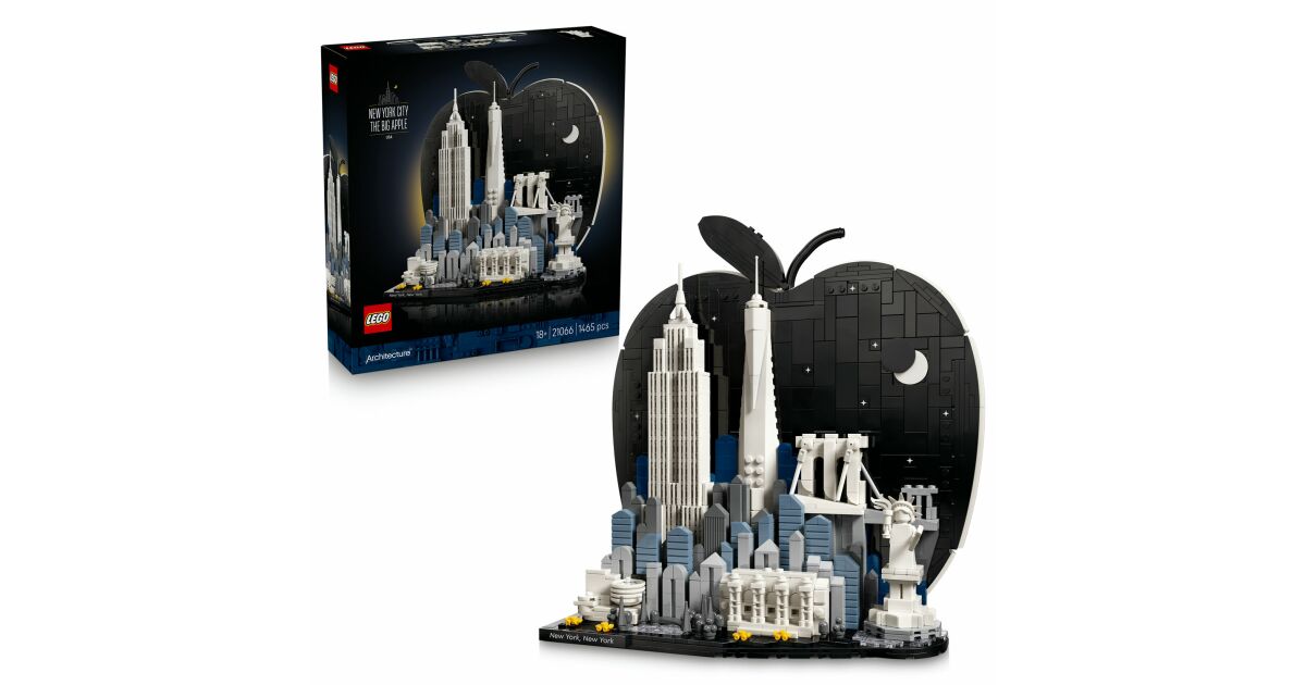 LEGO® Architecture New York – Veľké jablko 21066 | Pepita.com